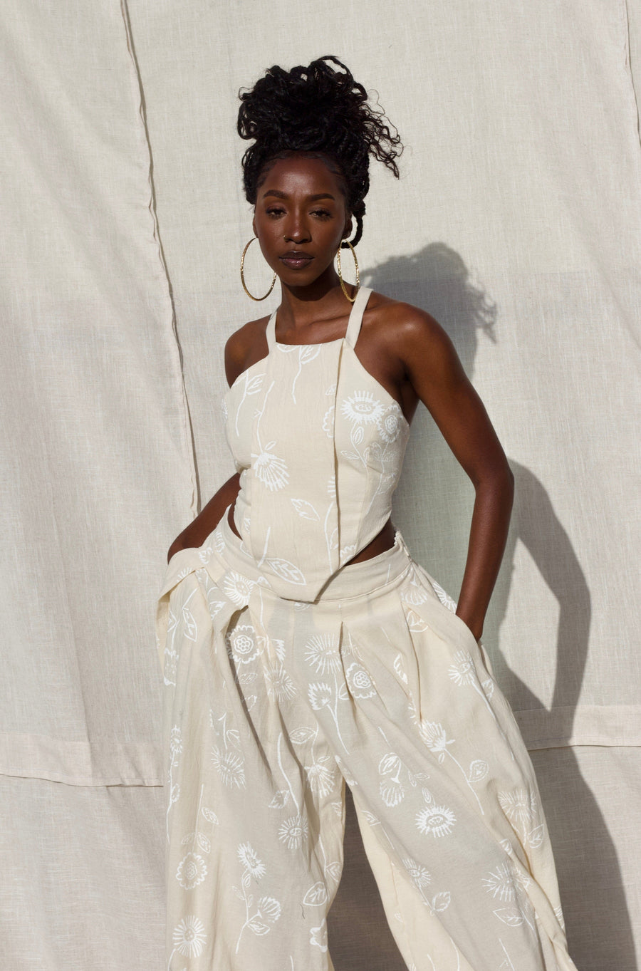 Deonn Halter Top Wild Flower – Zevelyn Jean