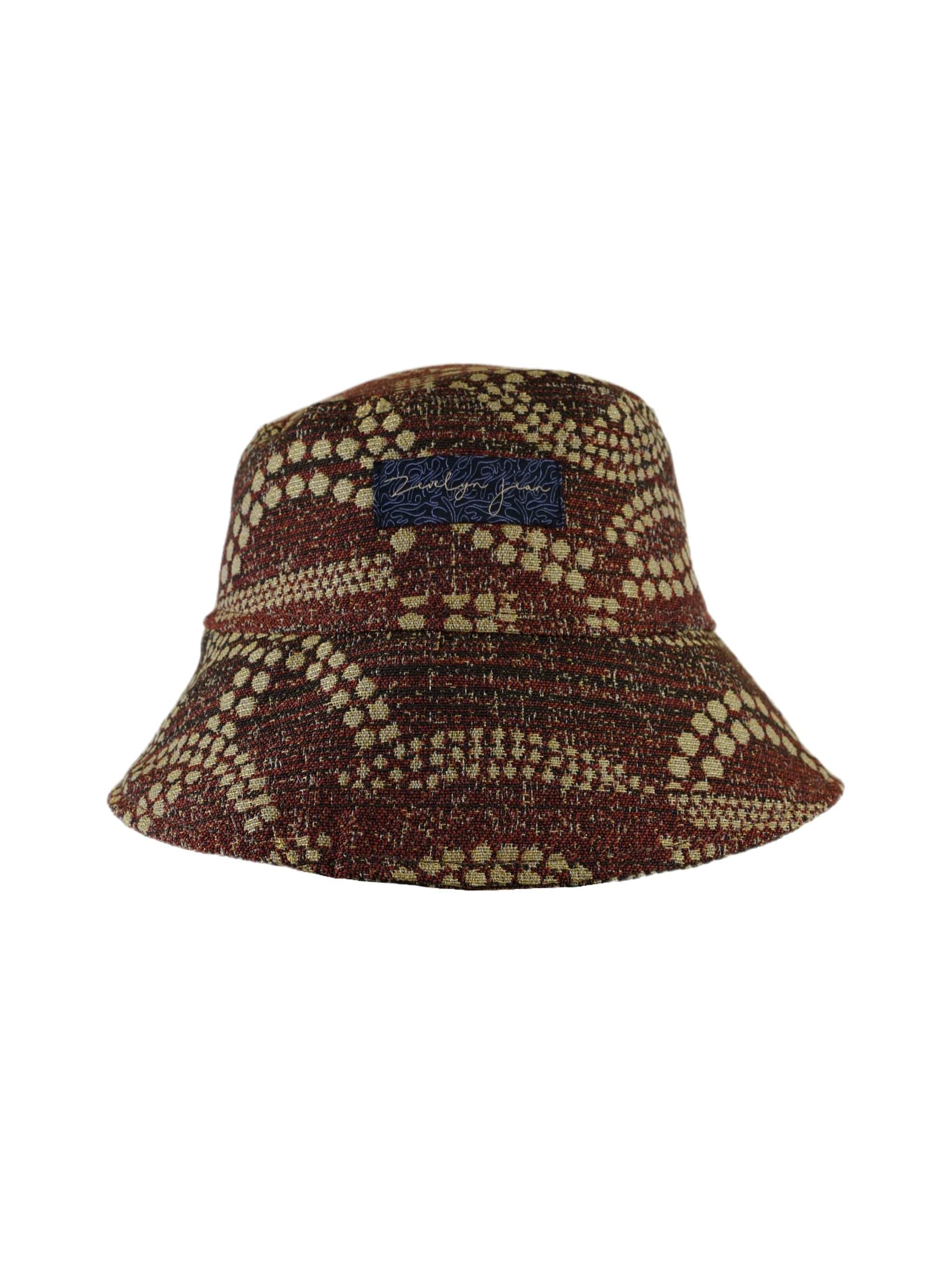 Zoe Bucket Hat Mahogany Nights – Zevelyn Jean